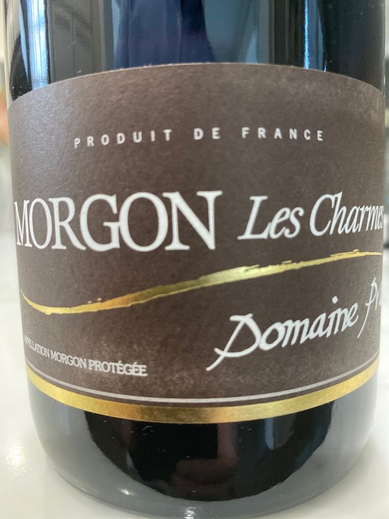 2018 Domaine Pral Morgon Les Charmes, France, Burgundy, Beaujolais ...