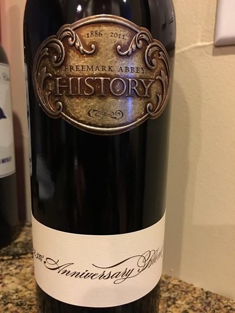 2011 Freemark Abbey History 125th Anniversary Blend, USA, California ...