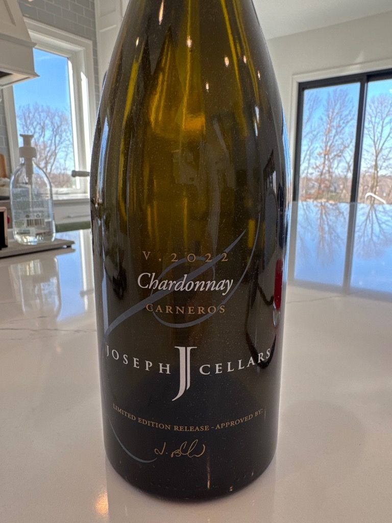 2022 Joseph Cellars Chardonnay, USA, California, Napa / Sonoma ...