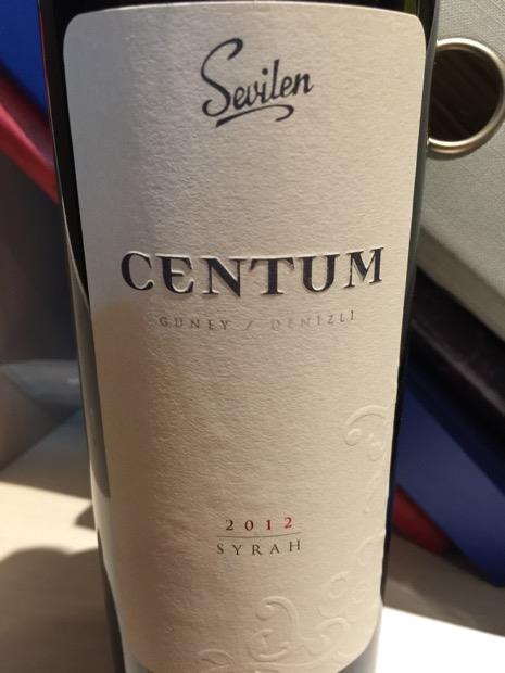 2012 Sevilen Cabernet Franc Centum, Turkey, Western Anatolia, Güney ...