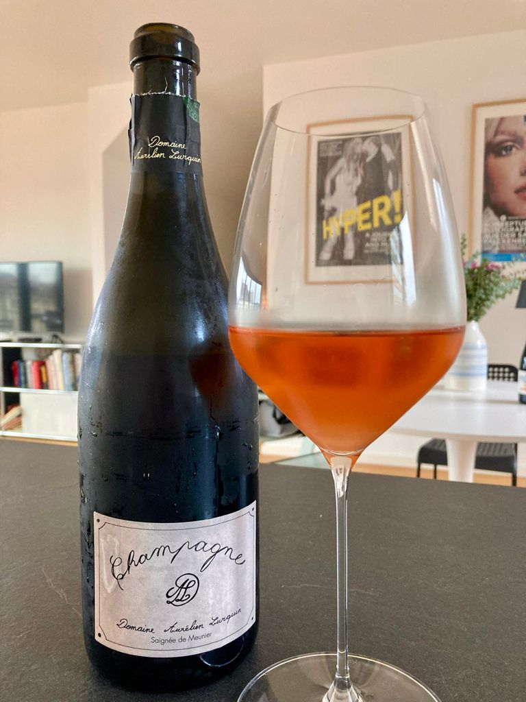 2022 Aurélien Lurquin Champagne Saignée de Meunier Rosé, France ...