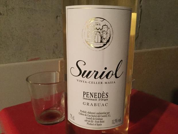 2015 Cellers de Can Suriol del Castell Azimut Blanc Castell de Grabuac ...