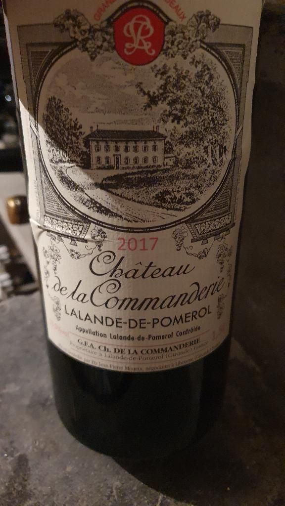 2017 Château de la Commanderie, France, Bordeaux, Libournais, Lalande ...