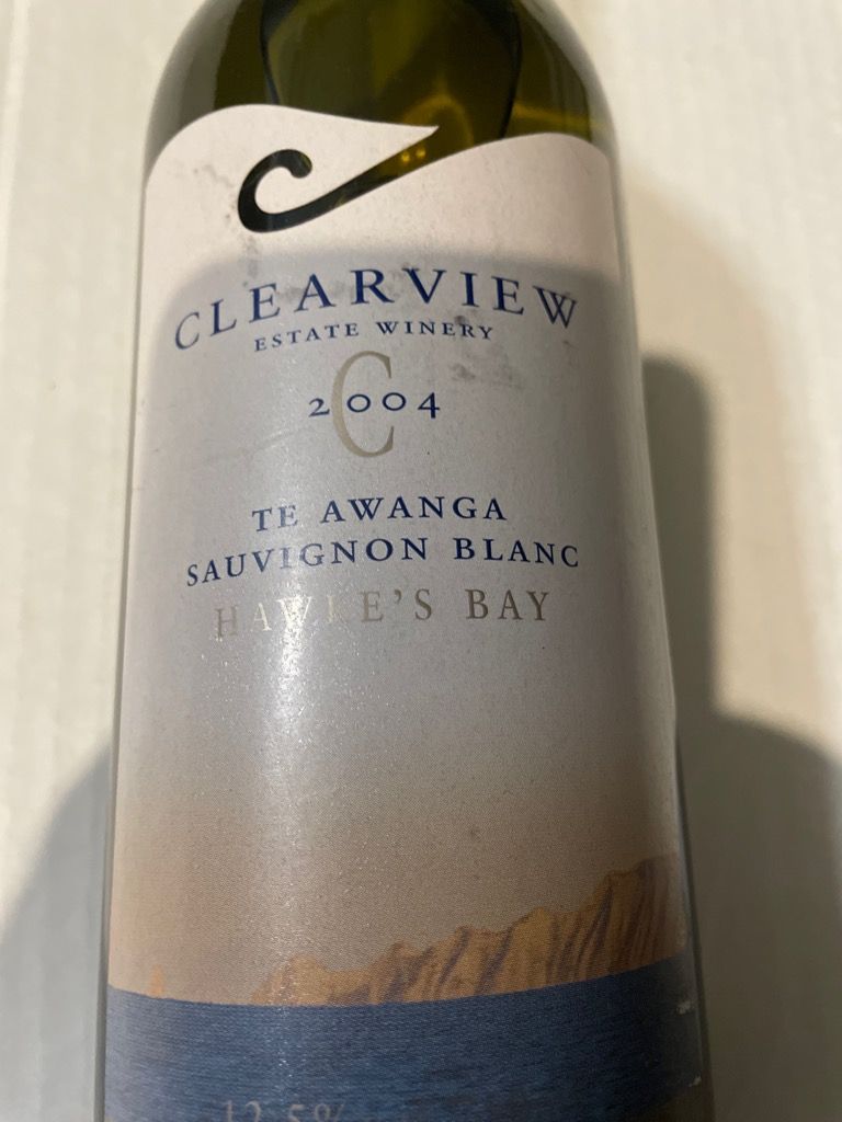 2004 Clearview Estate Sauvignon Blanc Te Awanga, New Zealand, North ...