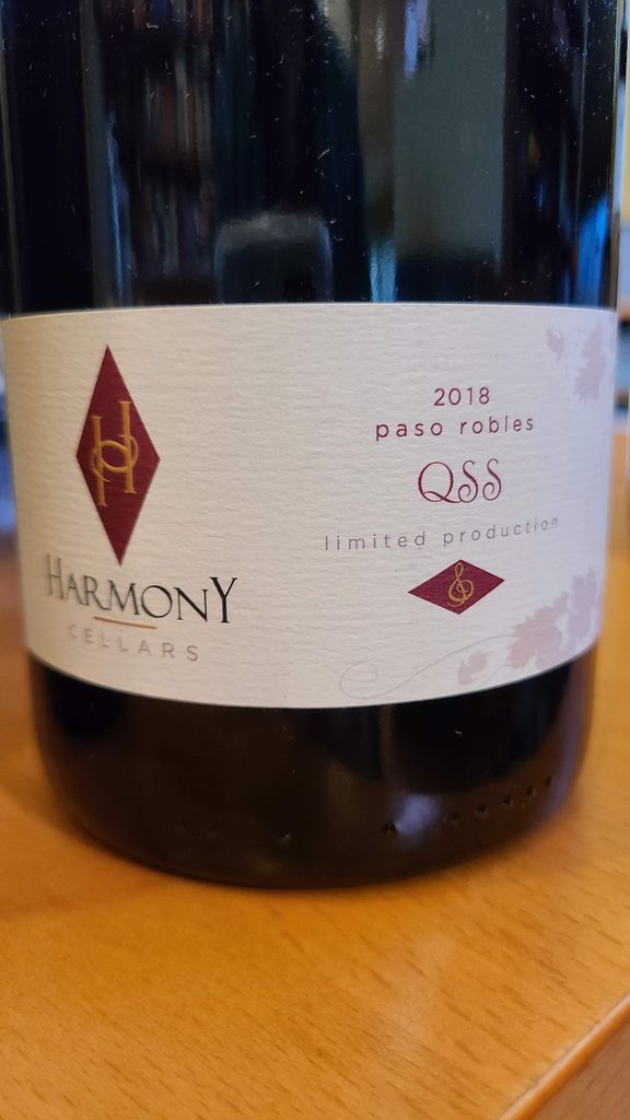 2018 Harmony Cellars QSS "Que Sirah Sirah", USA, California, Central ...