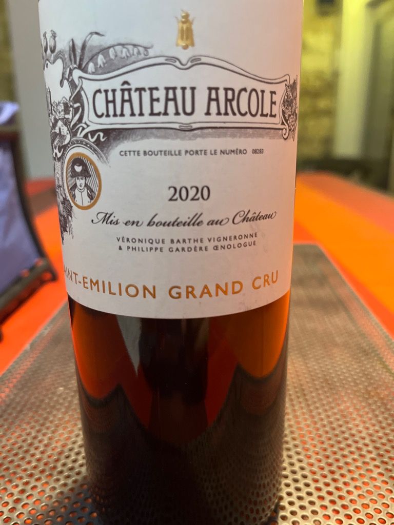 2021 Château d'Arcole, France, Bordeaux, Libournais, St. Émilion Grand ...