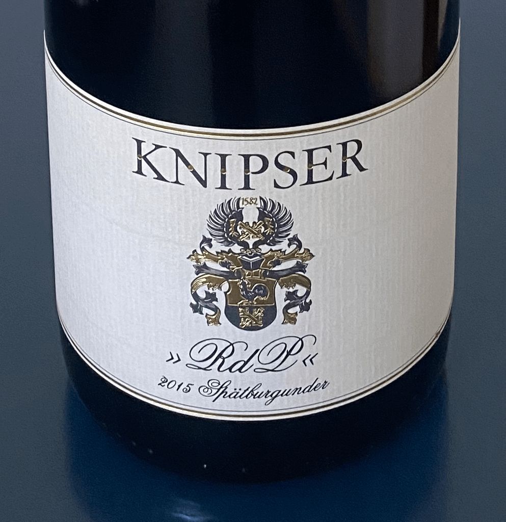 2016 Knipser RdP Spätburgunder Großes Gewächs, Germany, Pfalz ...
