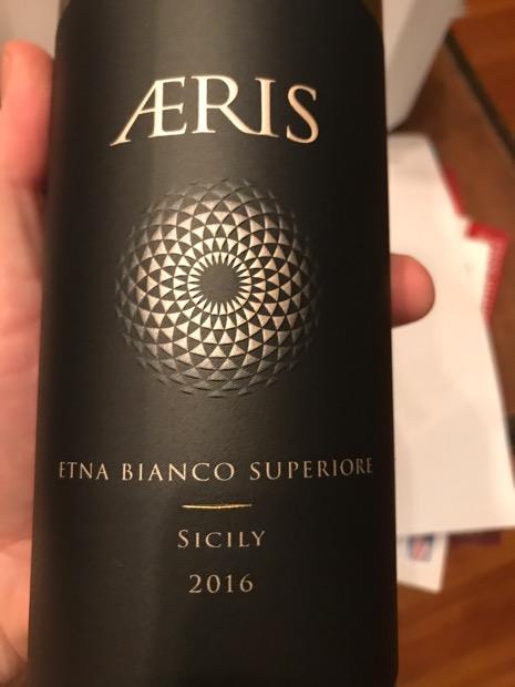 2016 Aeris Wines Etna Bianco Superiore, Italy, Sicily, Etna Bianco ...