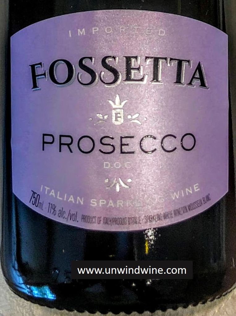 NV Fossetta Prosecco, Italy, Veneto / Friuli-Venezia Giulia, Prosecco ...