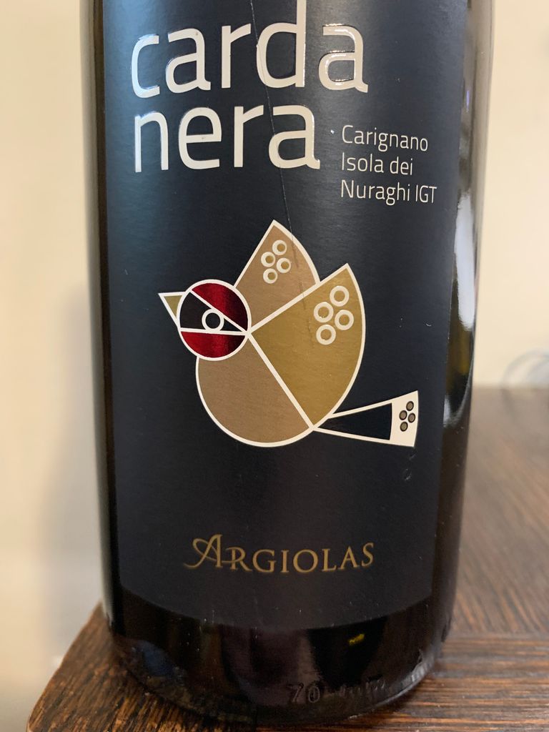 2019 Argiolas Cardanera Isola dei Nuraghi IGT, Italy, Sardinia, Isola ...
