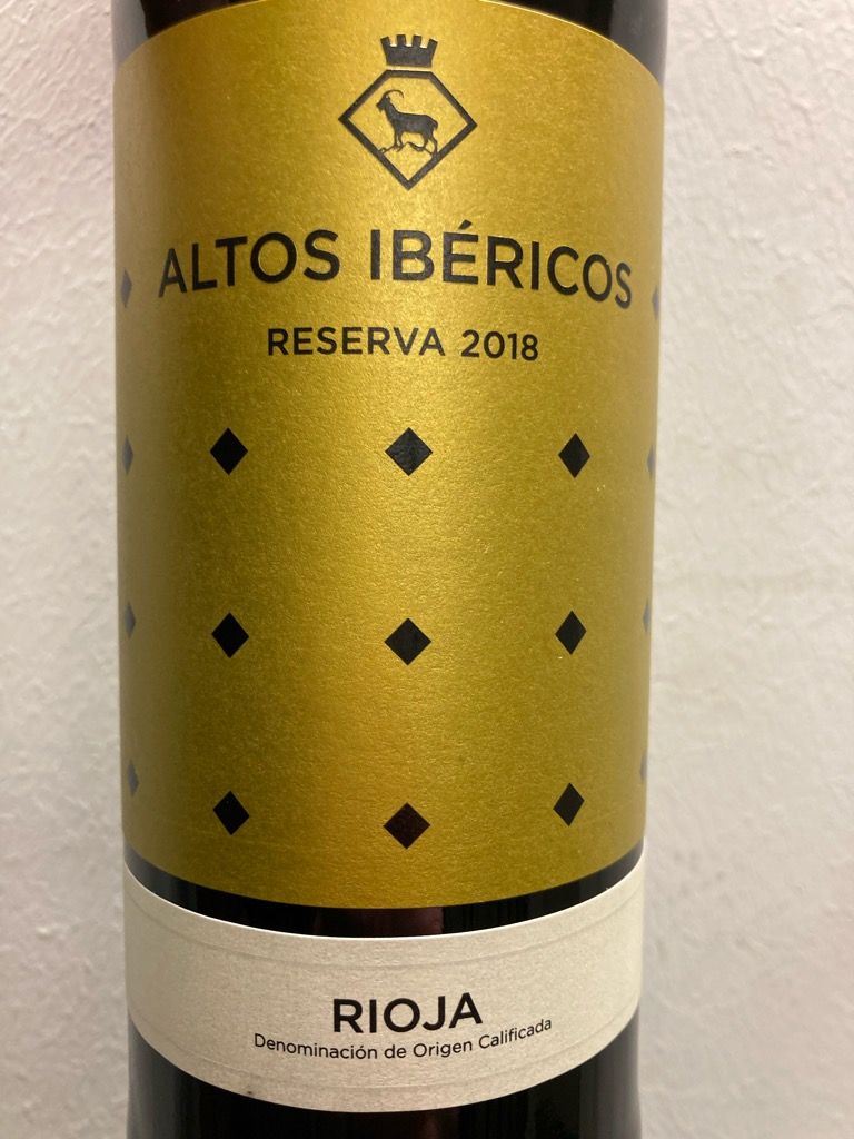 2017 Torres Altos Ibéricos Rioja Reserva, Spain, La Rioja, Rioja ...