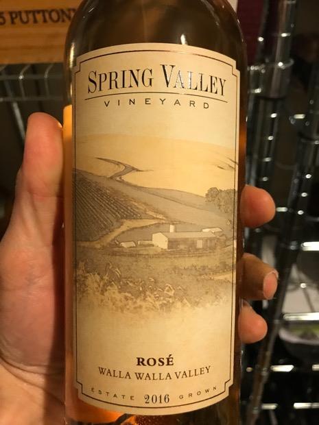 2016 Spring Valley Vineyard Rosé, USA, Washington, Columbia Valley ...