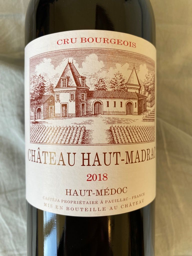 2018 Château Haut-Madrac, France, Bordeaux, Médoc, Haut-Médoc - CellarTracker