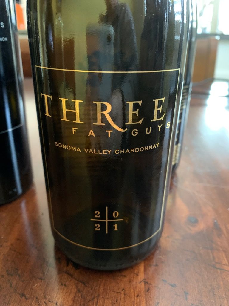 2021 Three Fat Guys Chardonnay, USA, California, Sonoma County, Sonoma ...