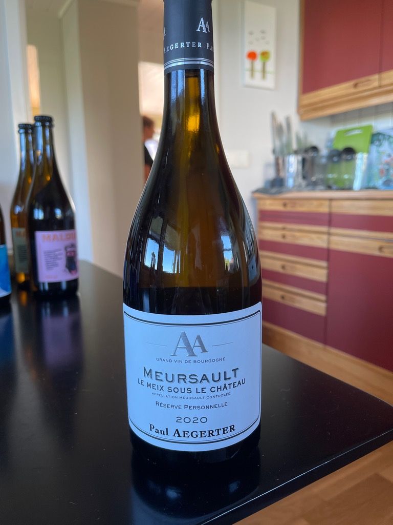 2017 Jean Luc et Paul Aegerter Meursault Le Meix Sous Le Chateau ...