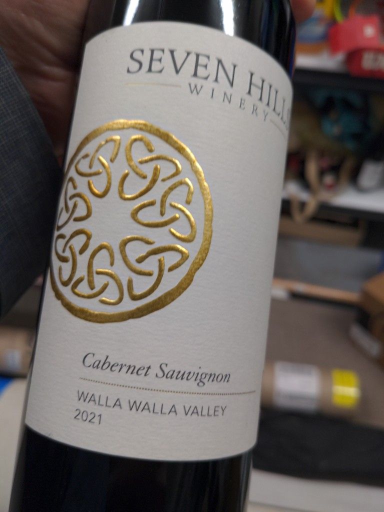 2021 Seven Hills Winery Cabernet Sauvignon Walla Walla Valley, USA, Washington, Columbia Valley ...