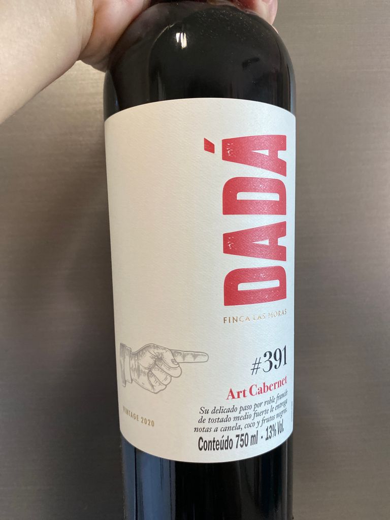 2021 Finca Las Moras Cabernet Sauvignon Dada Art Wine 391, Argentina ...