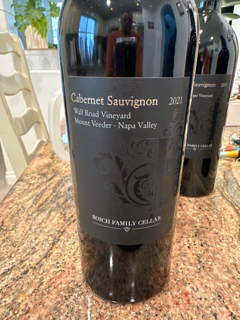 2021 Boich Family Cellar Cabernet Sauvignon Wall Road, USA, California ...