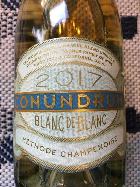 2017 Conundrum Wines Blanc de Blanc, USA, California - CellarTracker