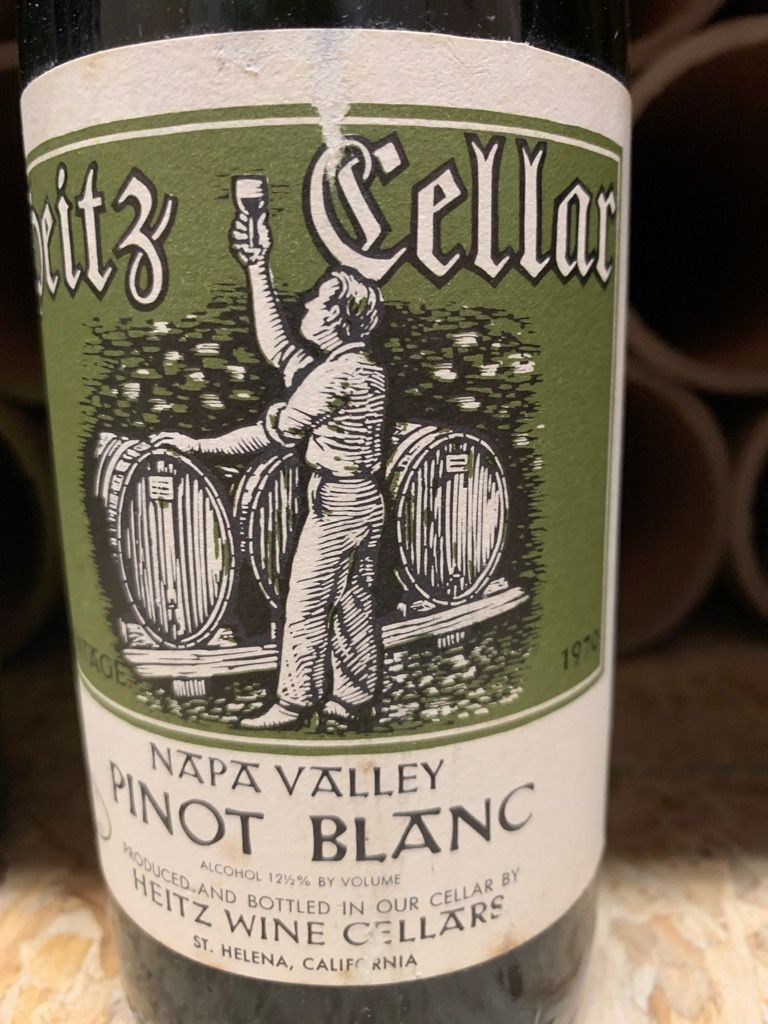 1971 Heitz Cellar Pinot Blanc, USA, California, Napa Valley - CellarTracker