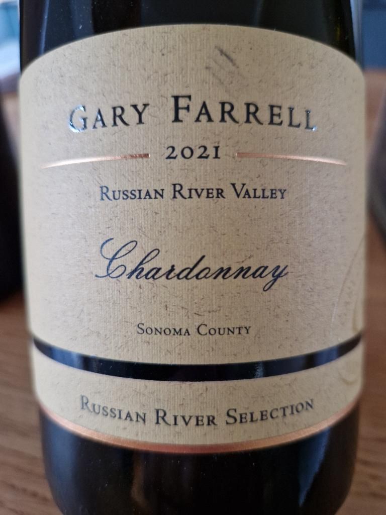 2021 Gary Farrell Chardonnay Westside Farms Russian River Valley, USA ...
