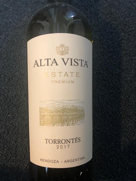 2017 Alta Vista Torrontés Premium Estate, Argentina, Valles Calchaquíes ...