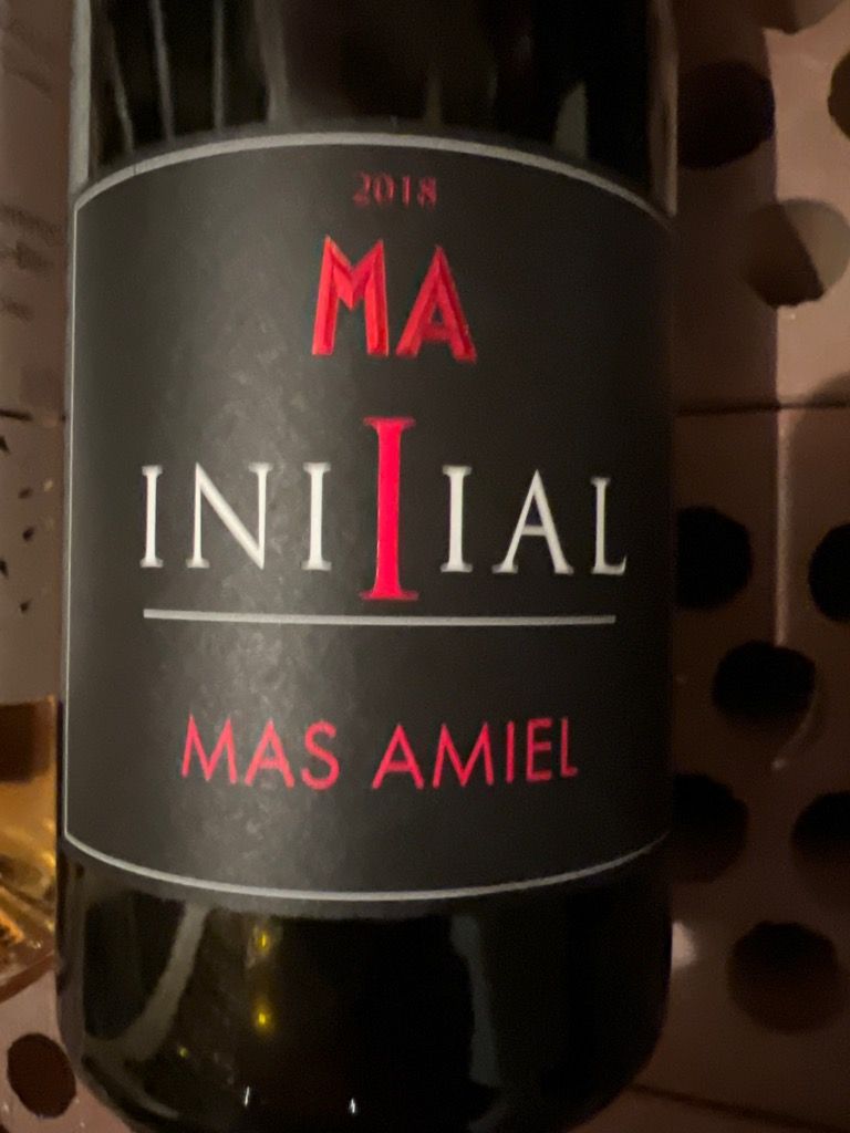 2019 Mas Amiel Maury Sec Initial, France, Languedoc Roussillon ...