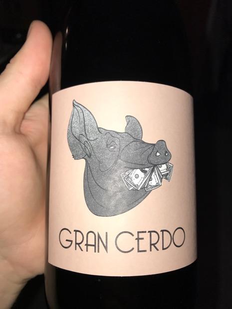 2016 Gonzalo Gonzalo Gran Cerdo, Spain, La Rioja, Vino de Mesa Tinto - CellarTracker