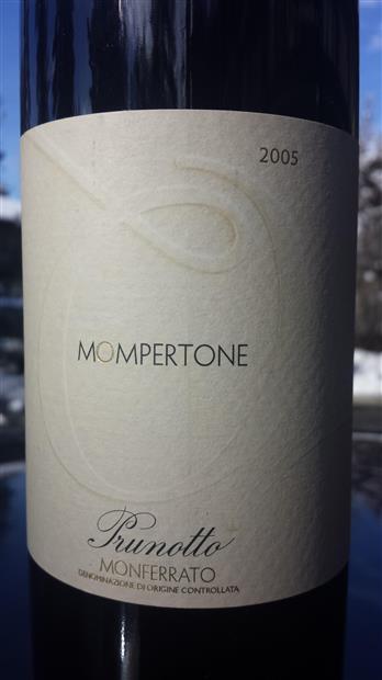 2005 Prunotto Monferrato Rosso Mompertone, Italy, Piedmont, Monferrato ...