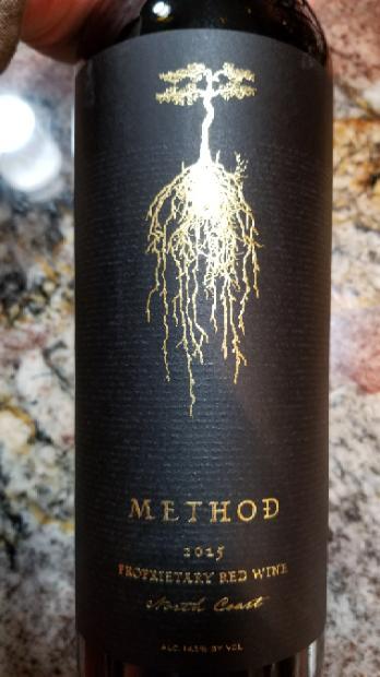 2015 Method Wines Proprietary Red Wine, USA, California, North Coast ...