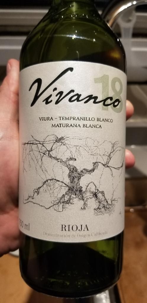 2018 Bodegas Vivanco Rioja Viura-Tempranillo Blanco-Maturana Blanca ...