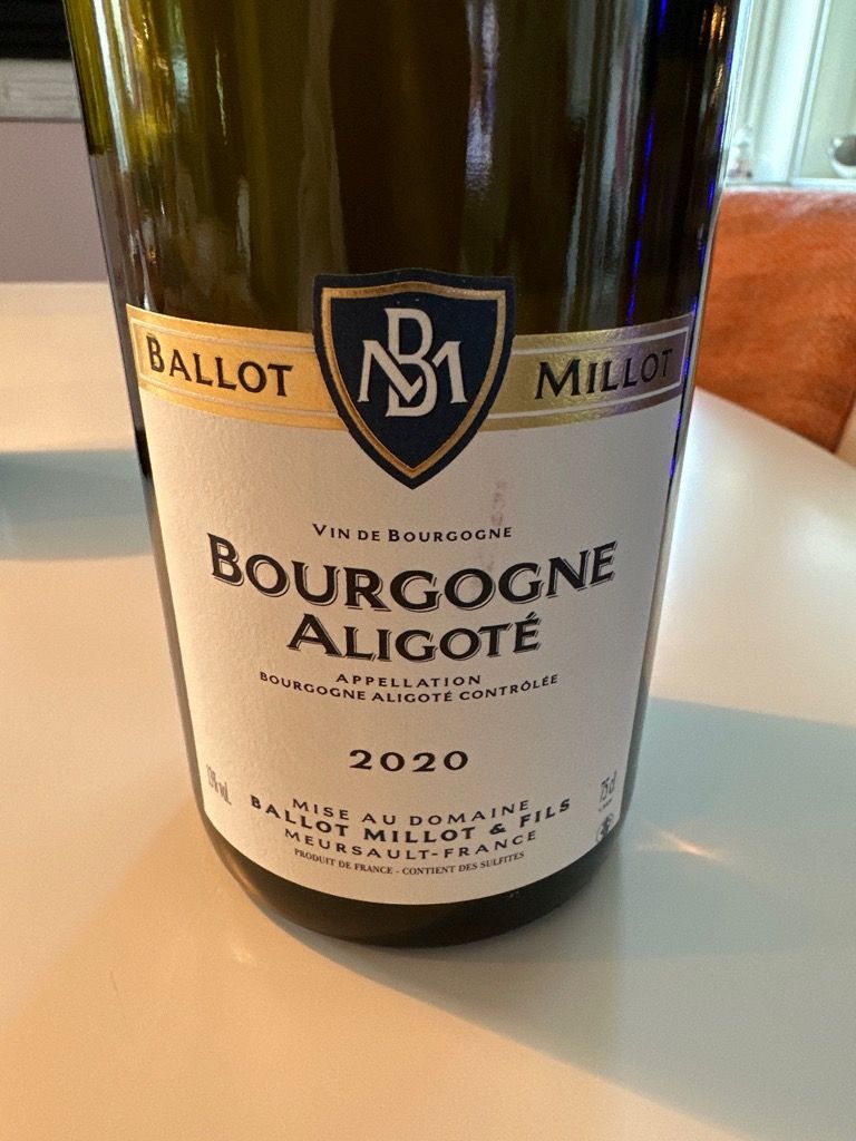 2020 Ballot-Millot & Fils Bourgogne-Aligoté, France, Burgundy ...