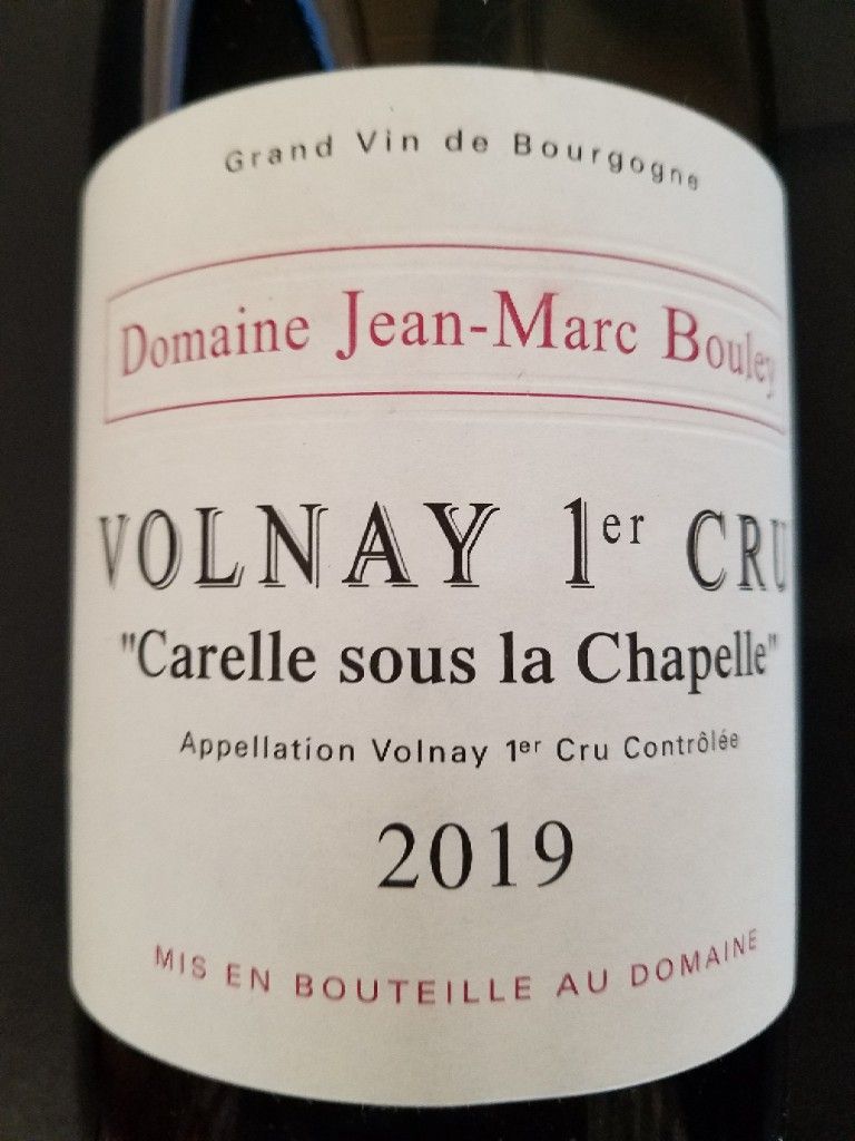 2014 Domaine Jean-Marc / Thomas Bouley Volnay 1er Cru Carelle Sous la ...
