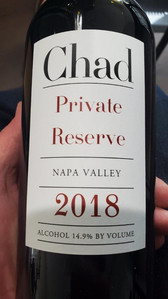 2018 Chad Cabernet Sauvignon Private Reserve Napa Valley, USA ...