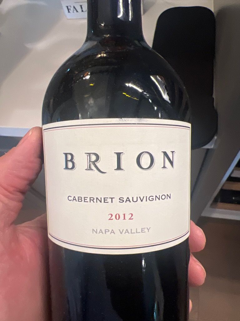 2012 Brion Cabernet Sauvignon Napa Valley, USA, California, Napa Valley ...