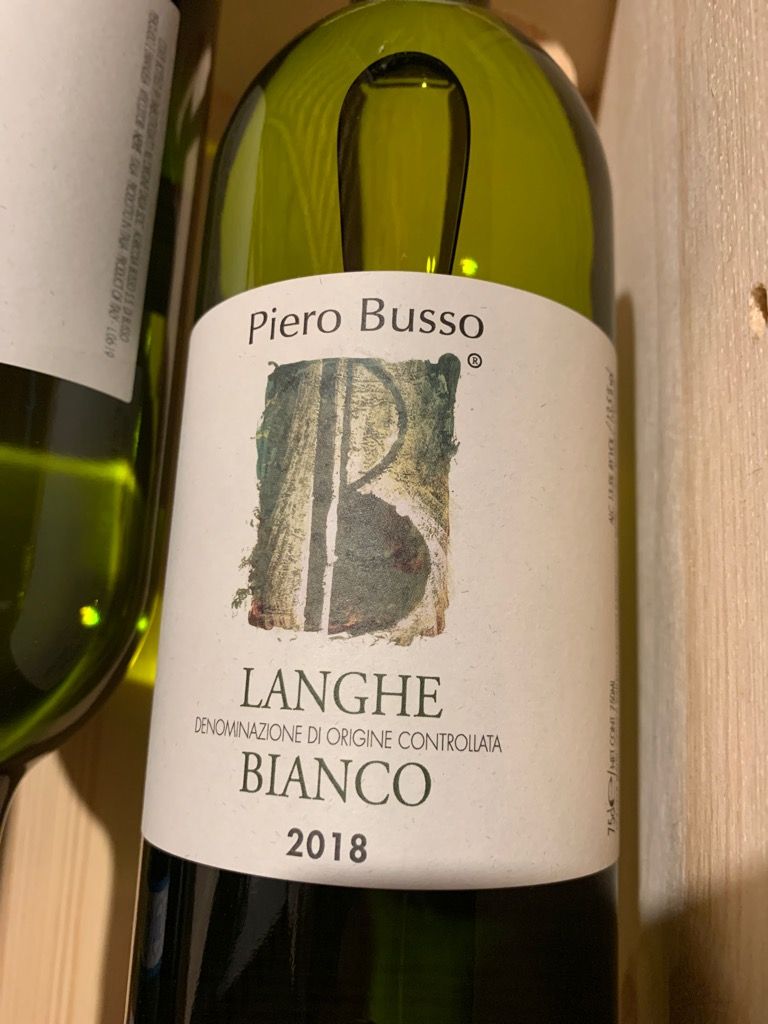 2018 Piero Busso Langhe Bianco, Italy, Piedmont, Langhe, Langhe DOC ...