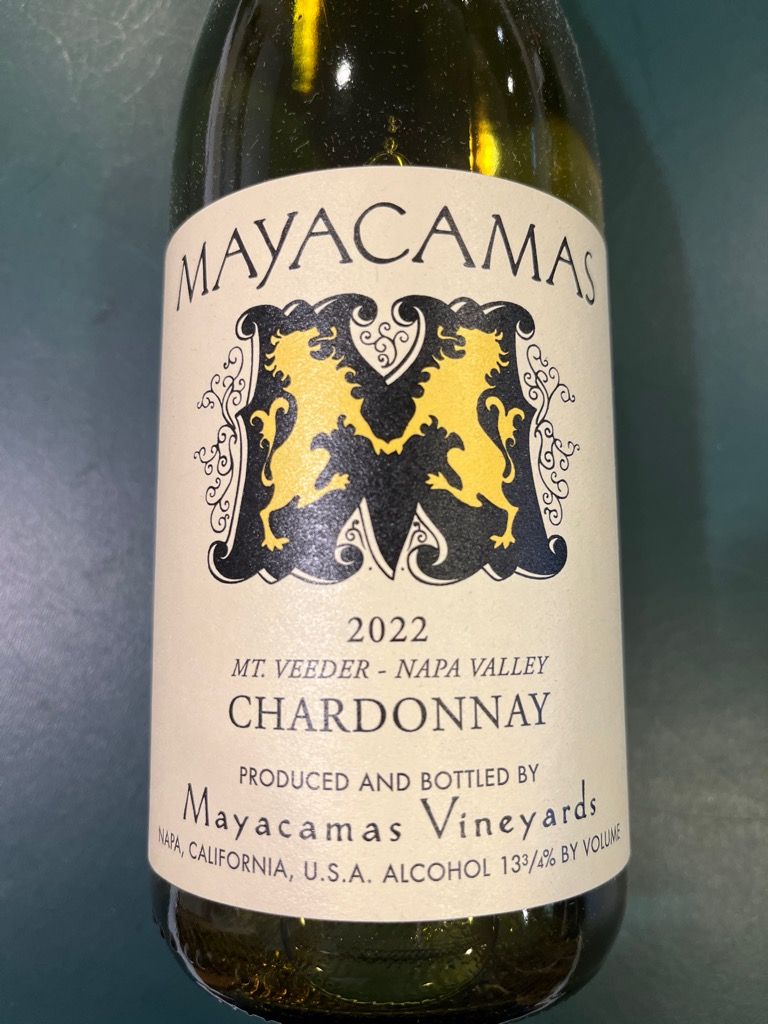 2023 Mayacamas Vineyards Chardonnay, USA, California, Napa Valley, Mt ...