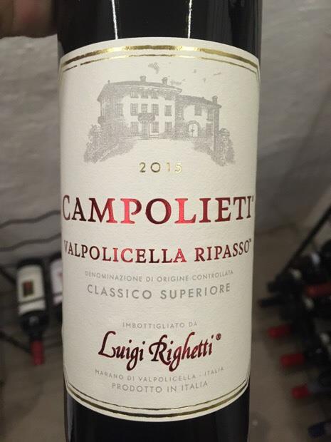 2012 Luigi Righetti Ripasso della Valpolicella Classico Superiore ...