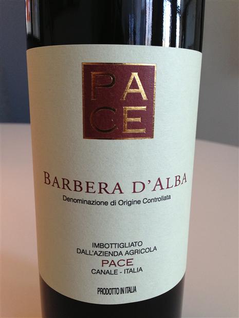 2011 Azienda Agricola Pace Barbera d'Alba, Italy, Piedmont, Alba ...