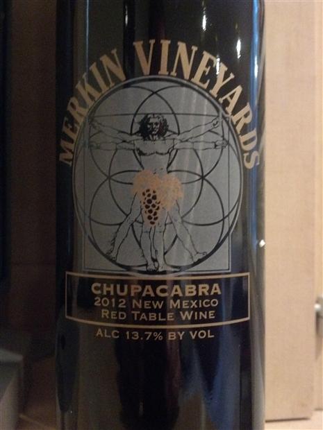 2012 Caduceus Cellars Merkin Vineyards Chupacabra, USA, New Mexico ...