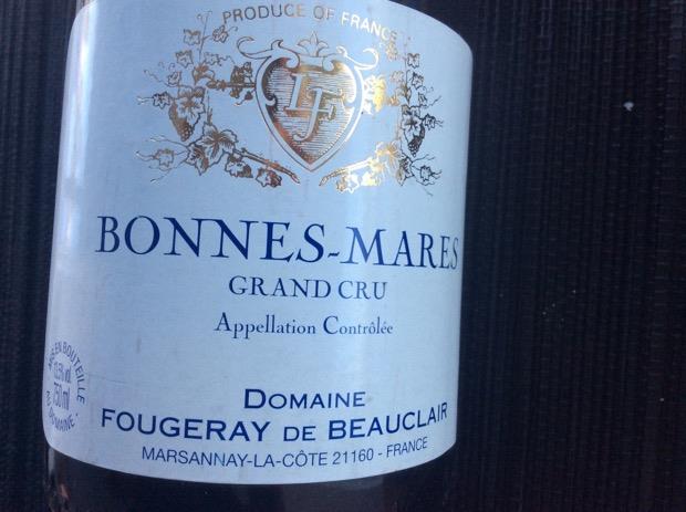 1997 Fougeray de Beauclair Bonnes Mares, France, Burgundy, Côte de ...