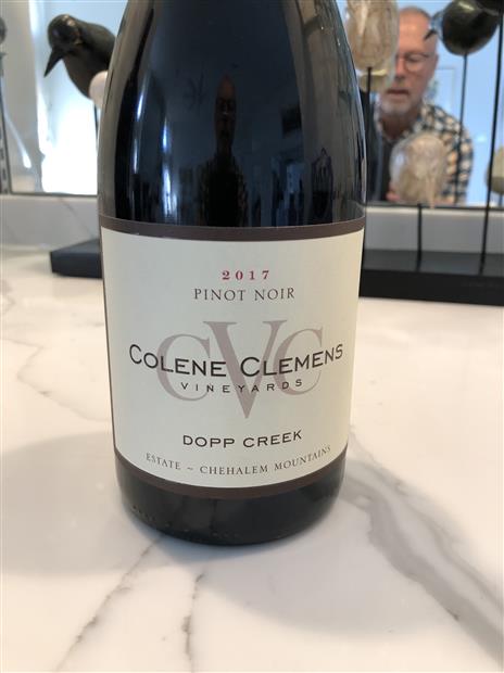 2017 Colene Clemens Pinot Noir Dopp Creek, USA, Oregon, Willamette Valley, Chehalem Mountains ...