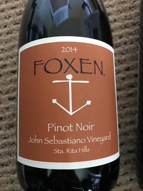 2014 Foxen Pinot Noir John Sebastiano Vineyard, USA, California ...