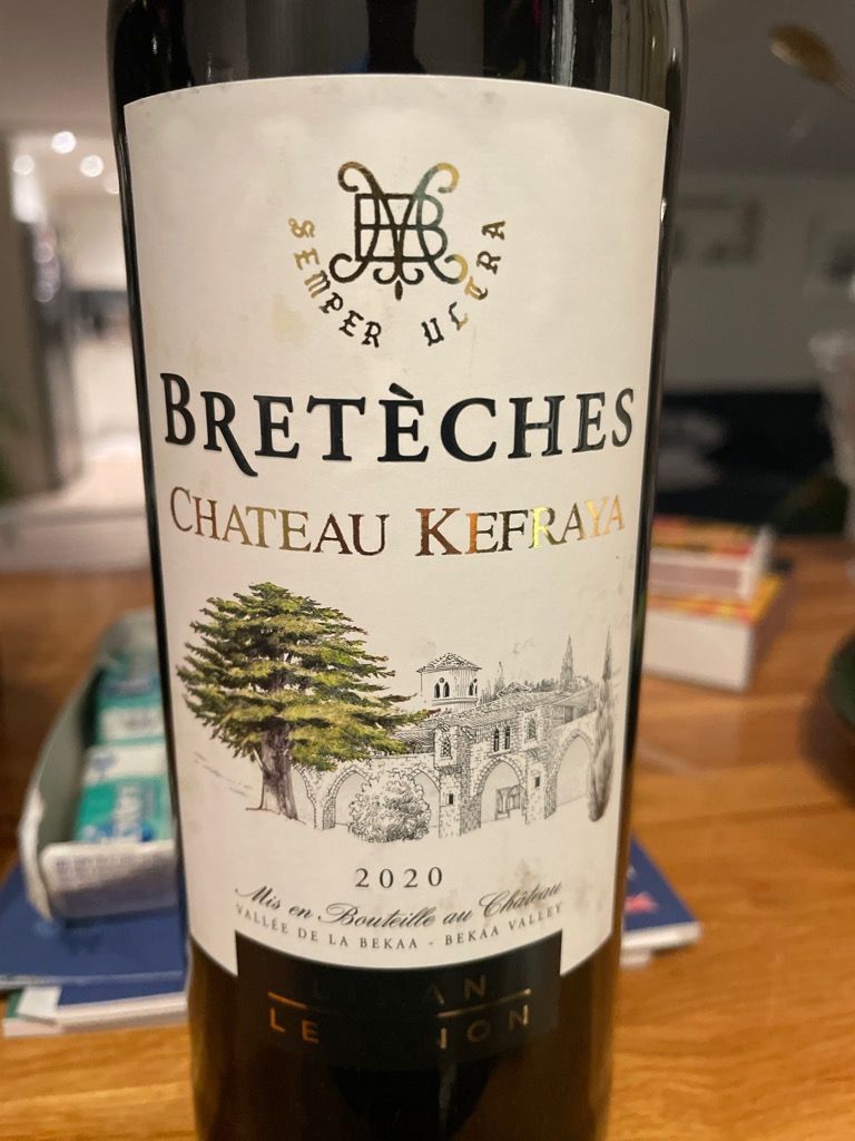 2020 Château Kefraya Les Bretèches, Lebanon, Bekaa Valley - CellarTracker