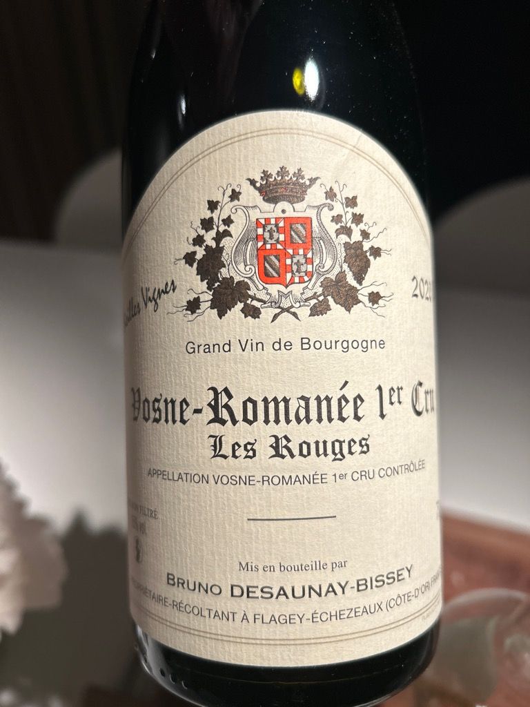2022 Bruno Desaunay-Bissey Vosne-Romanée 1er Cru Les Rouges Vieilles ...