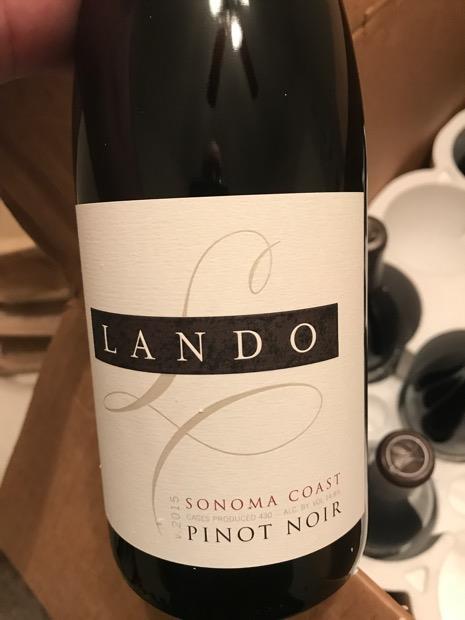 2015 Lando Wines Pinot Noir Sonoma Coast, USA, California, Sonoma ...