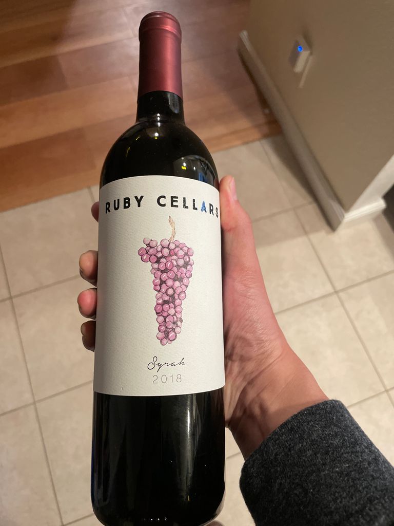 2018 Ruby Cellars Syrah Alta Colina Vineyard, USA, California, Central ...