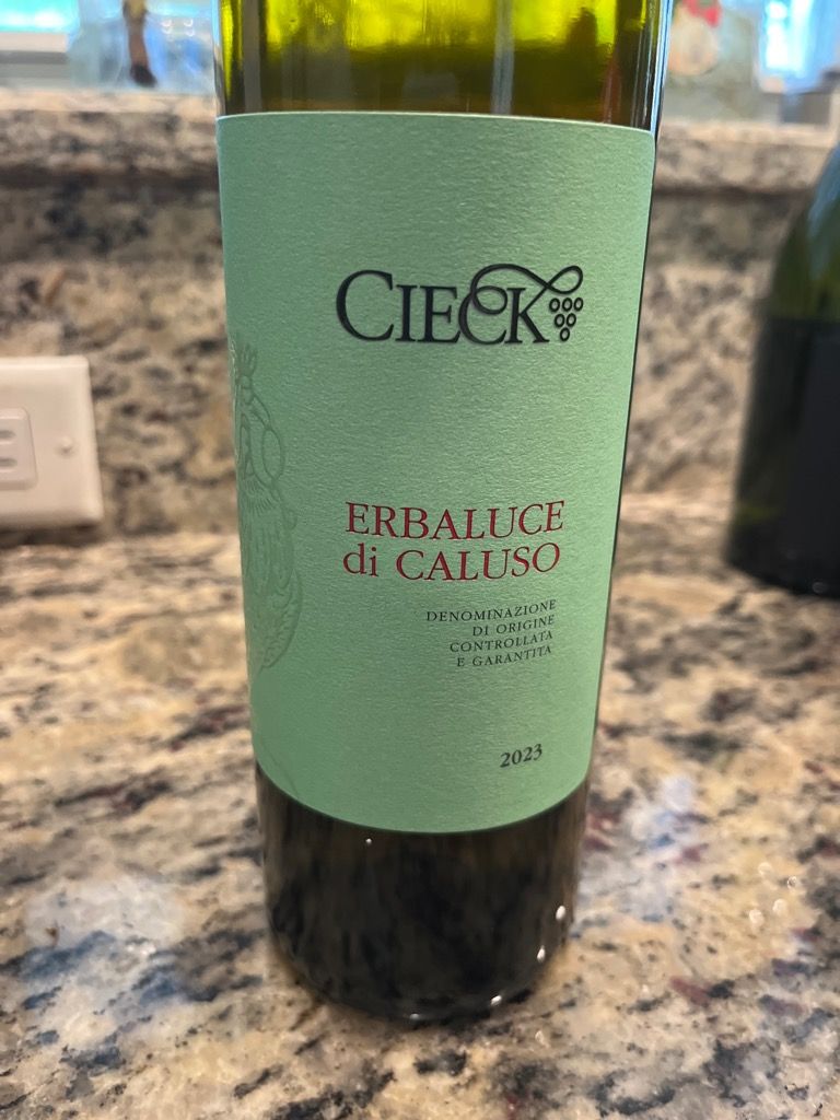 2023 Cieck Erbaluce di Caluso Vigna Misobolo, Italy, Piedmont, Northern Piedmont, Erbaluce di ...