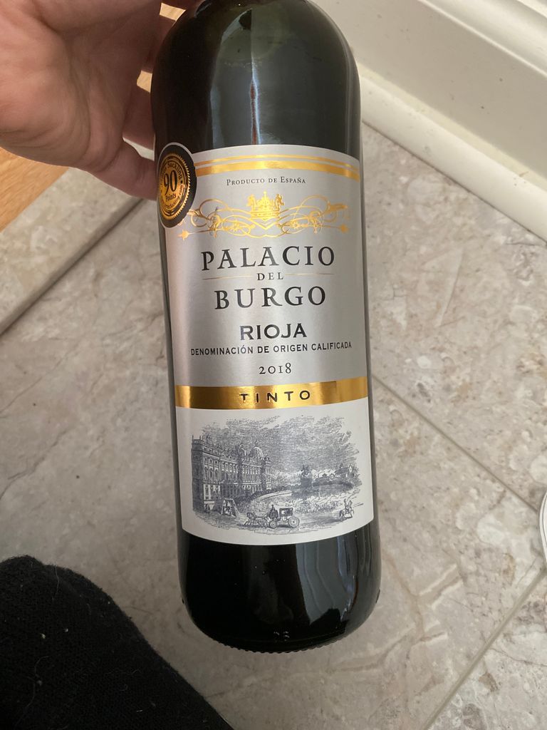 2021 Palacio Del Burgo Tempranillo Tinto, Spain, La Rioja, La Rioja ...