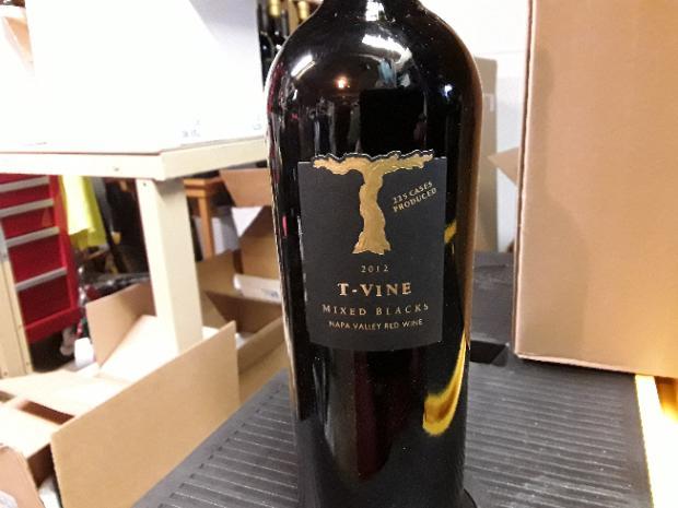 2012 T-Vine Cellars Mixed Blacks, USA, California, Napa Valley ...